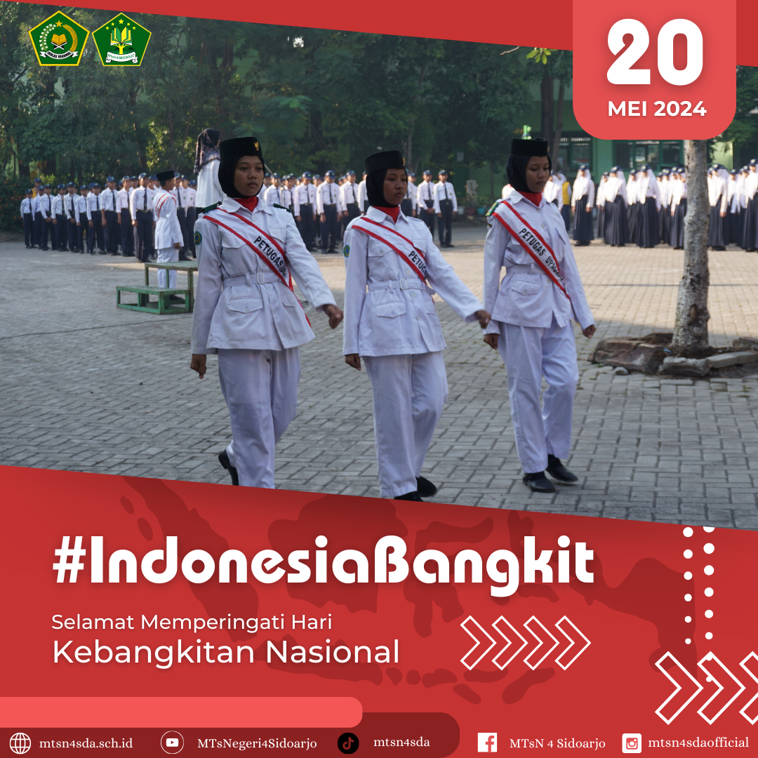 MTs Negeri 4 Sidoarjo Gelar Upacara Bendera Peringati Hari Kebangkitan ...